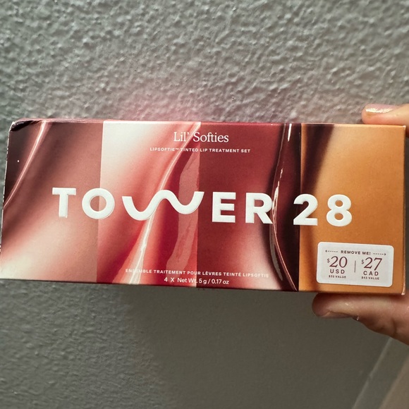 Tower 28 | Makeup | Tower 28 Lip Jelly Quad In Plum Pink And Red | Poshmark
